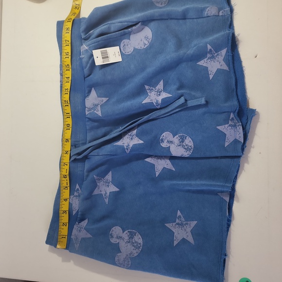 Disney | Shorts | Nwt Disney American Blue Shorts Mickey Mouse Head ...